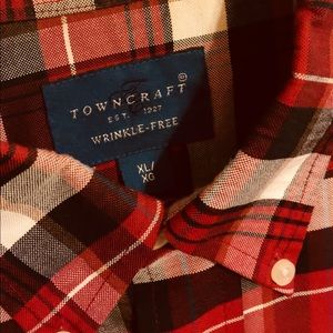 Towncraft | Shirts | Mens Towncraft Lsleeve Plaid Shirt | Poshmark